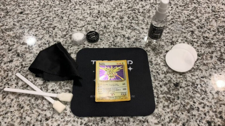 How to clean trading cards - TCG Card Care